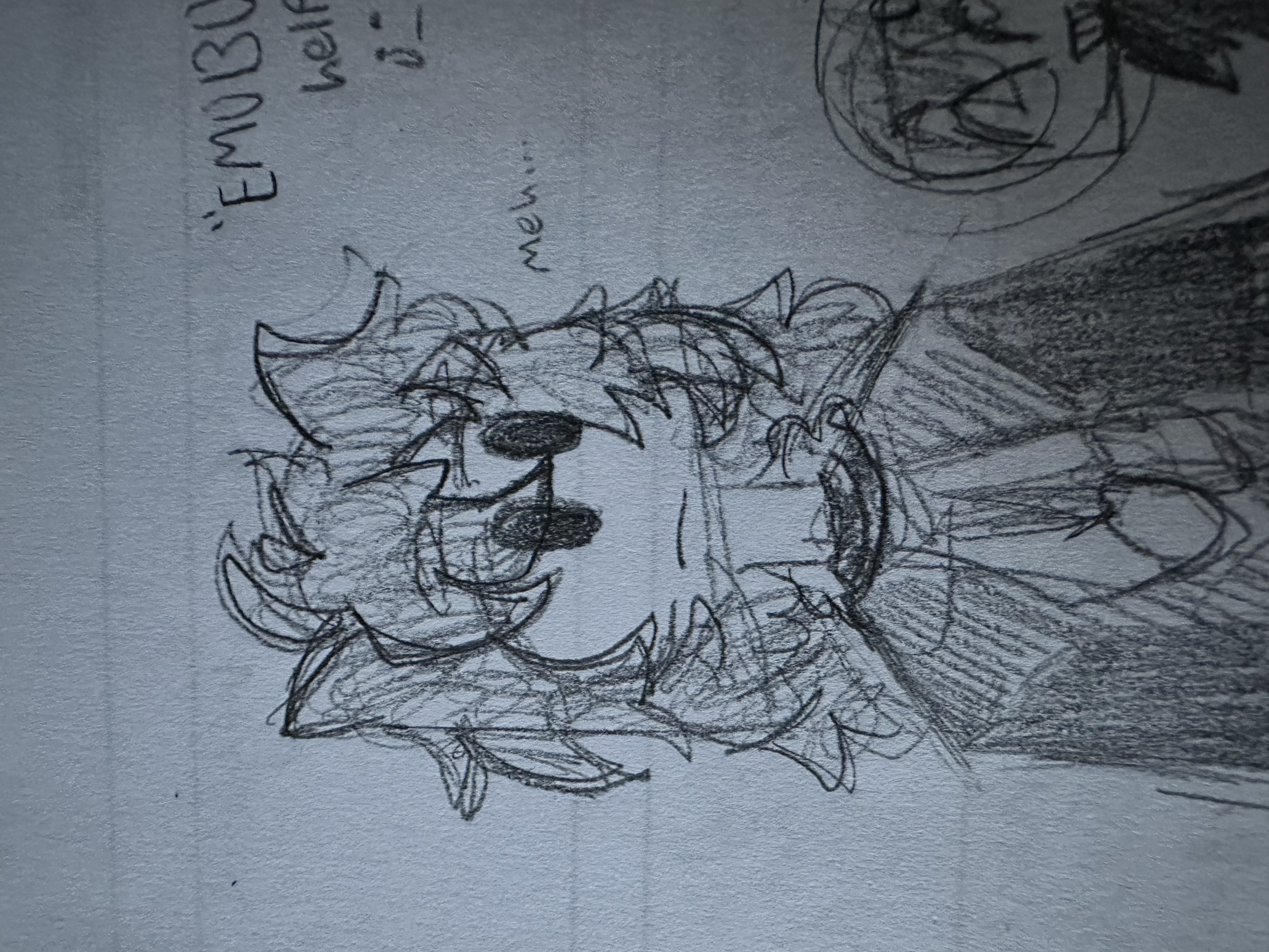emo character i made in science today - Unvale