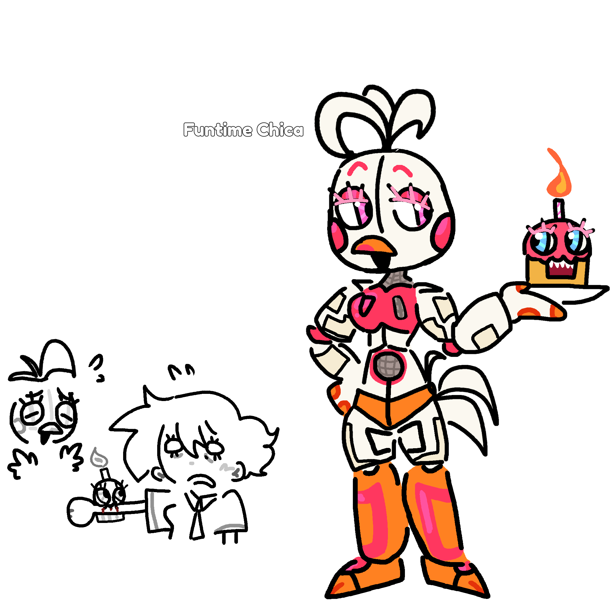 My funtime Chica design - Unvale